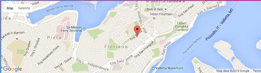 Isle of MTV 2016_loc map - Inlingua Malta